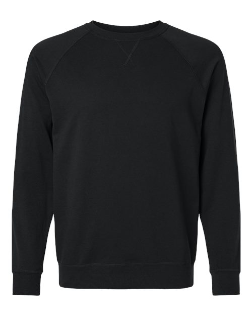 NEXT LEVEL Laguna Raglan Crewneck Sweatshirt 9000